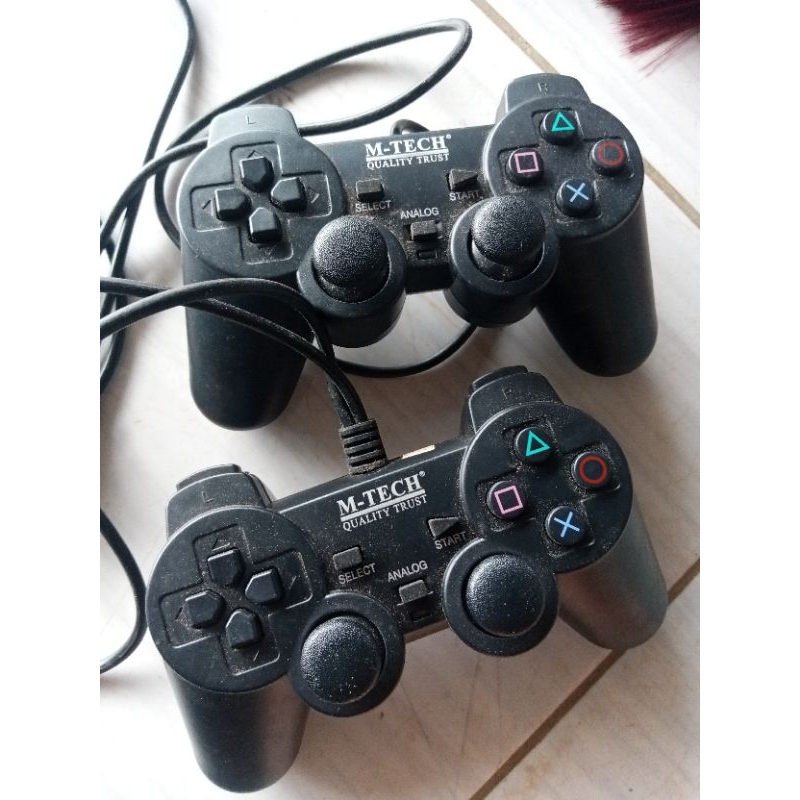 Jual Stick Gamepad Ps2, Double Shock M-Tech Original Stik Ps2 Untuk PC ...