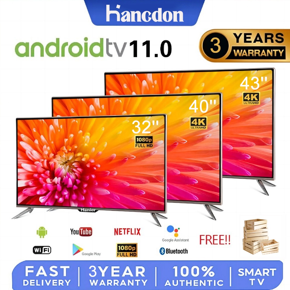 Jual [Gratis bingkai kayu] Hancdon Smart TV 43 inch digital TV 32/43 ...