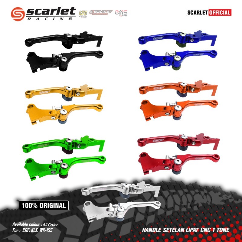 Jual Scarlet Racing - Handle Setelan Lipat Brake Lever Tuas Rem CNC CRF ...