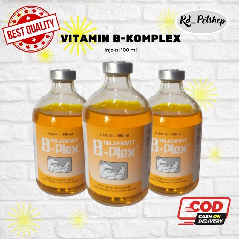 Jual B-PLEX injekvit vitamin b komplek cair hewan ternak 100 ml | Shopee Indonesia