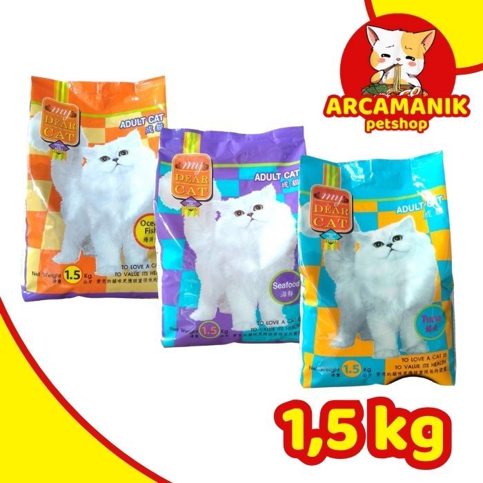 Jual makanan kucing My Dear Cat adult 1.5kg FRESH PACK my dear cat ...