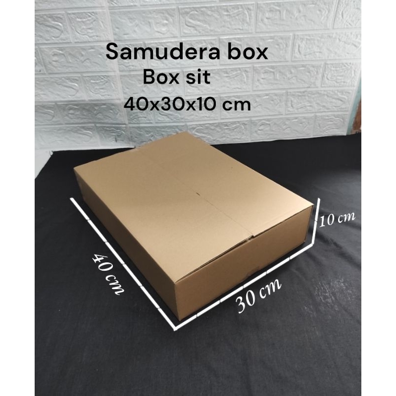 Jual kardus karton box uk 40x30x10 cm sheet singgle wall polos | Shopee ...
