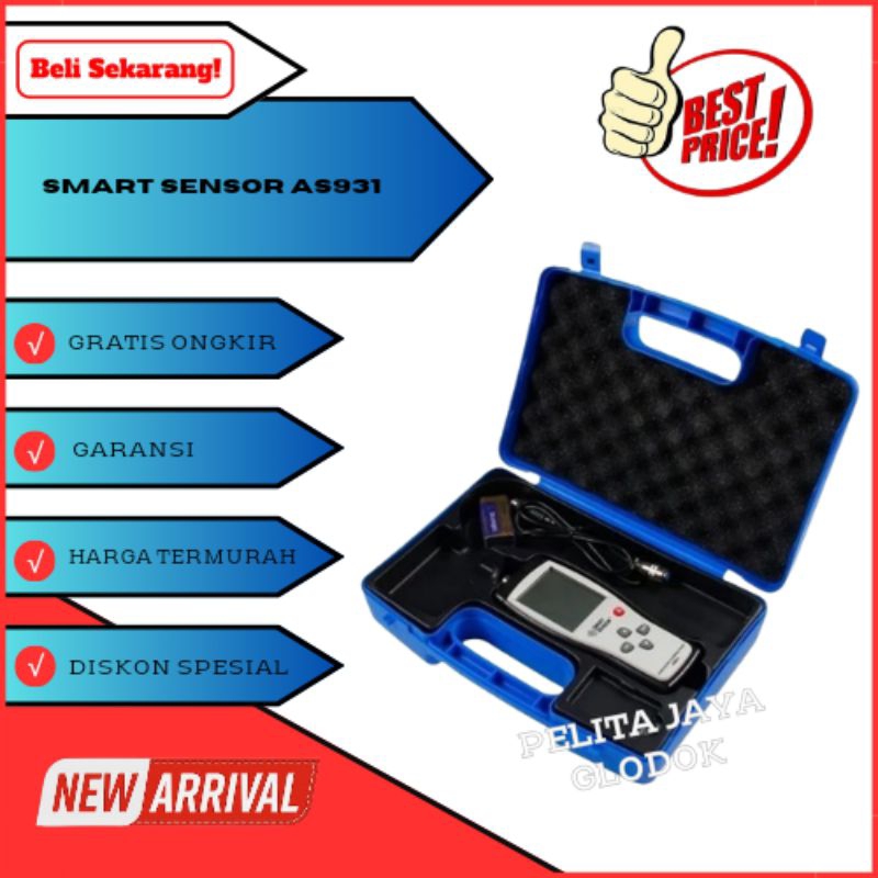 Jual Coating Thickness Gauge Tester Smart Sensor AS931 Calibration ...