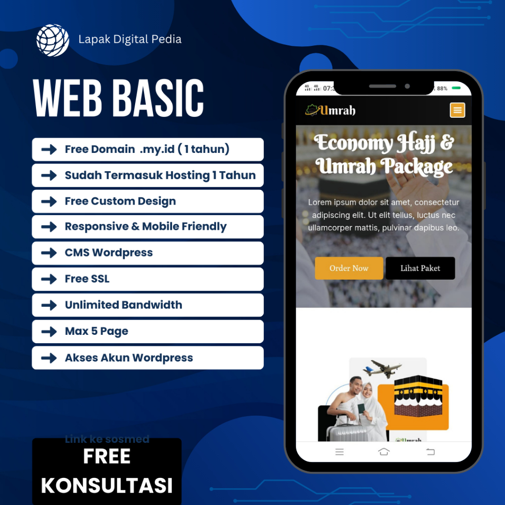 Jual Jasa Pembuatan Website Landing Page Professional Premium | Shopee Indonesia