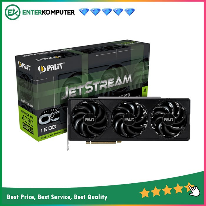Jual Palit GeForce RTX 4080 SUPER 16GB GDDR6X JetStream OC | Shopee ...