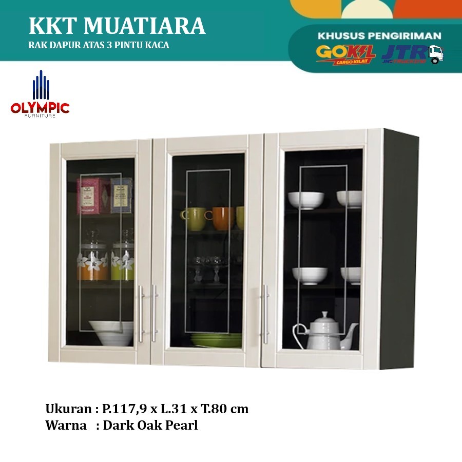 Jual Olympic Kitchen Set Atas 3 Pintu | Rak Dapur | Lemari Dapur | KKT ...