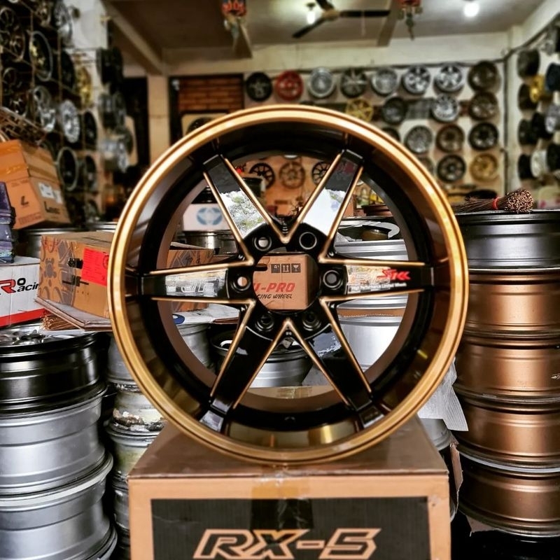 Jual velg samlong jf luxury ring 18 lebar 9,5 untuk fortuner hilux ranger strada triton pajero ...