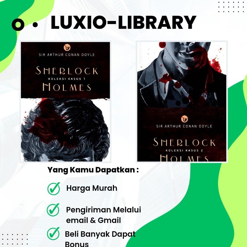 Jual Paket Lengkap Koleksi Kasus Sharelock Holmes Bahasa Indonesia | Shopee Indonesia