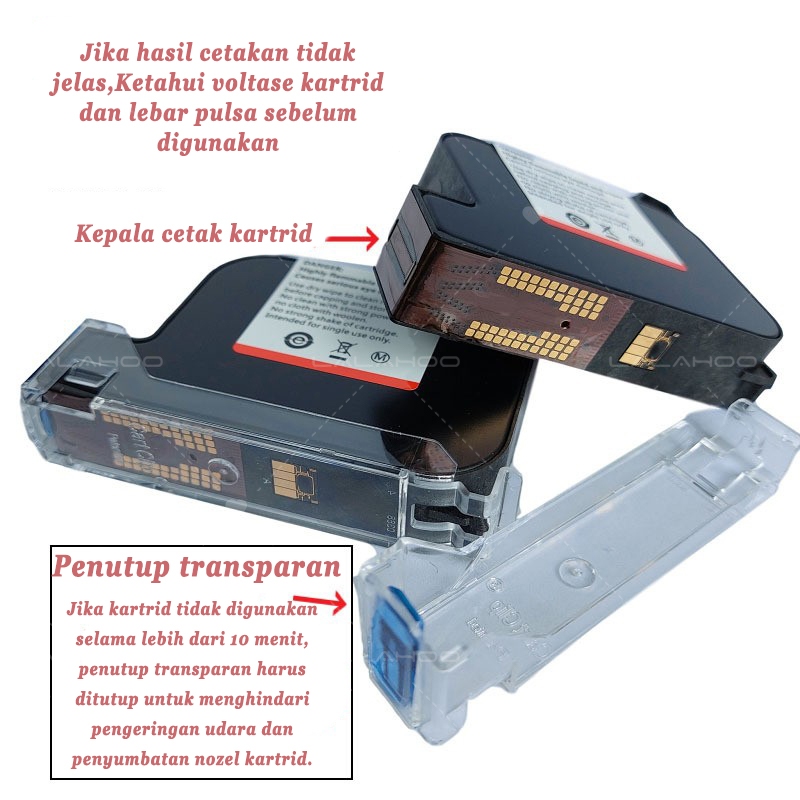 Jual kartrid tinta Tinta Thermal Inkjet Printer Mini portable handheld ...