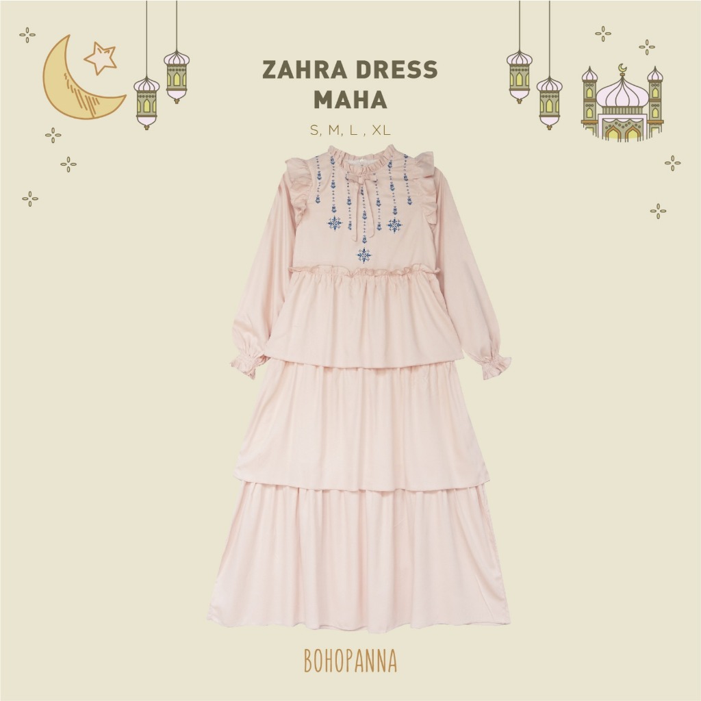 Jual INTERNIAGA - BOHOPANNA ZAHRA DRESS MOM ( dress raya series ) | Shopee Indonesia