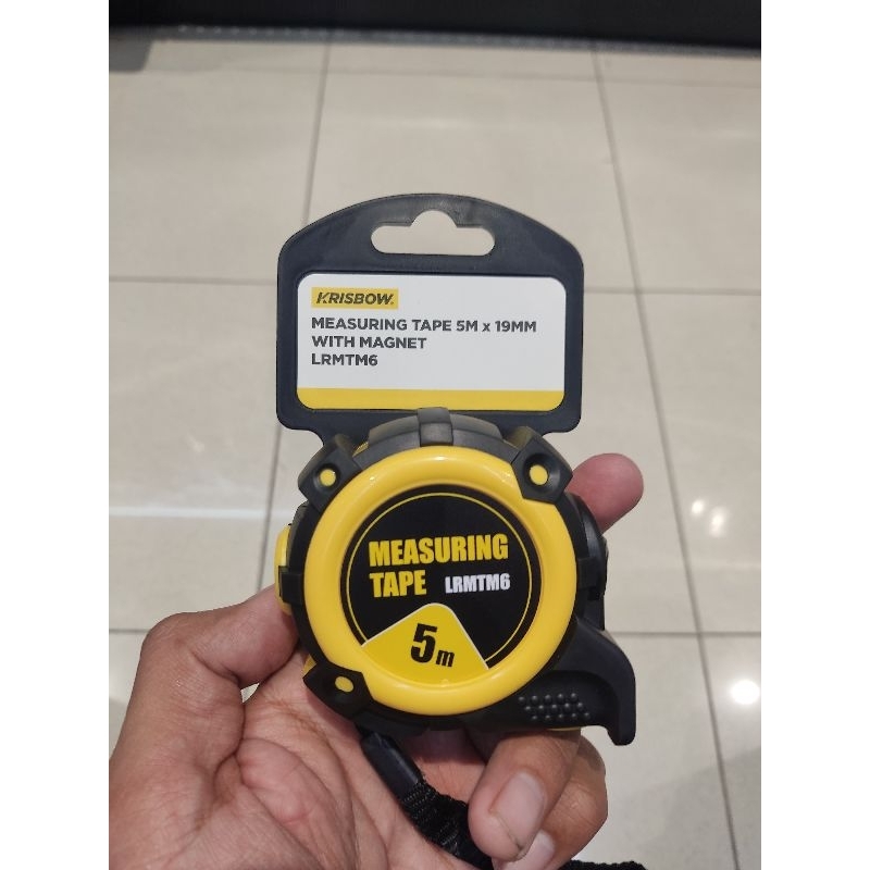 Jual Krisbow meteran 5 meter dengan magnet/measuring tape with magnet ...