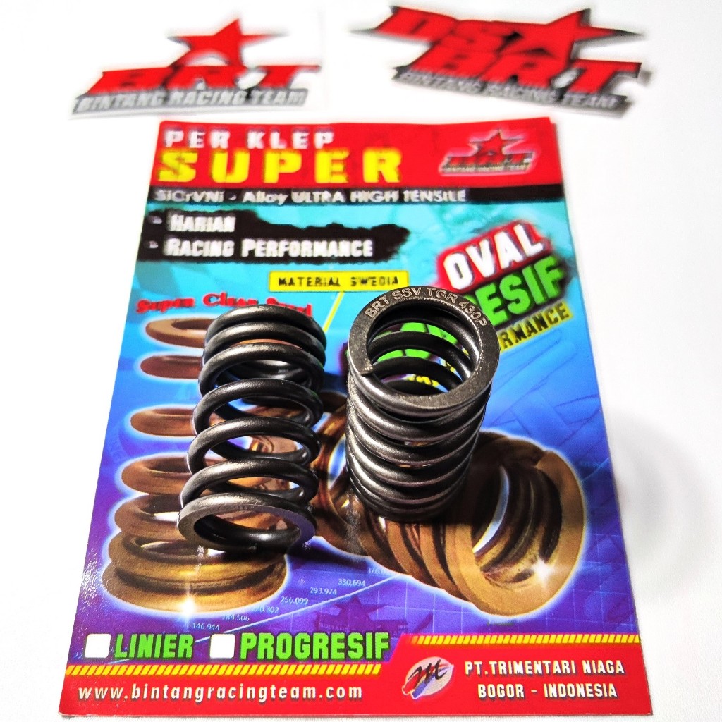 Jual Per Klep BRT TIGER Megapro Lama Old GL PRO CB 100 OVAL PROGRESIF | Shopee Indonesia