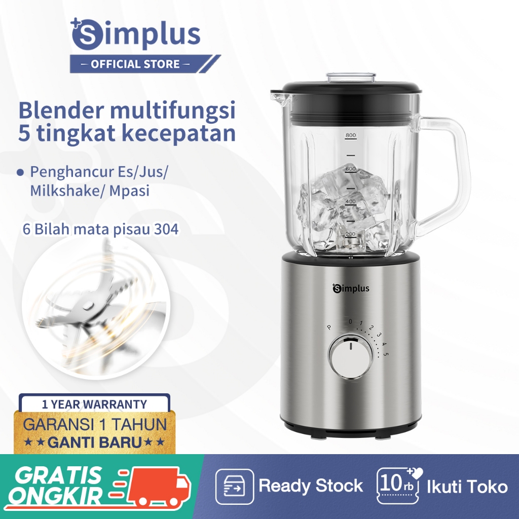 Jual Simplus Blender Juicer Multifungsi Pisau Baja Tahan Karat ...