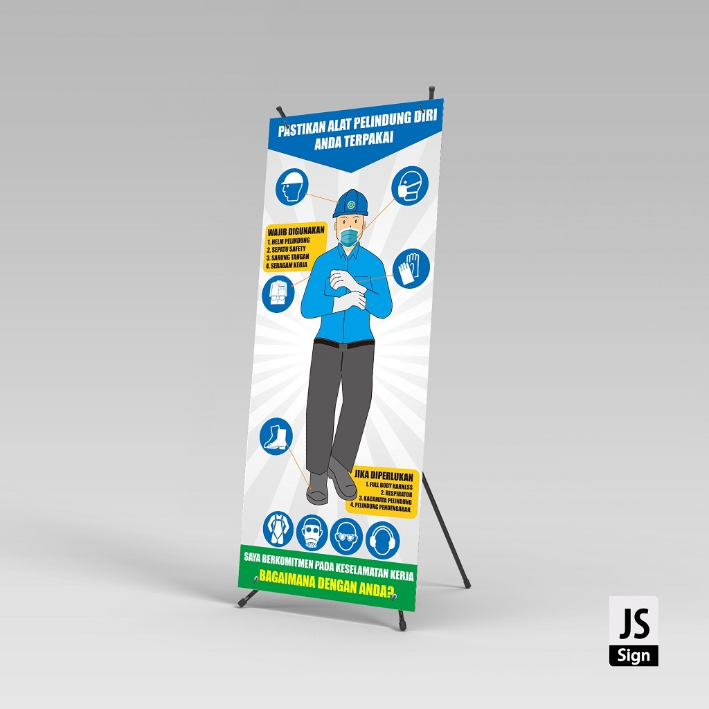 Jual YBANNER SAFETY K3 - GUNAKAN APD | Shopee Indonesia