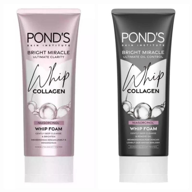 Jual pond's Bright Miracle Collagen Whip Foam 100gr | Shopee Indonesia