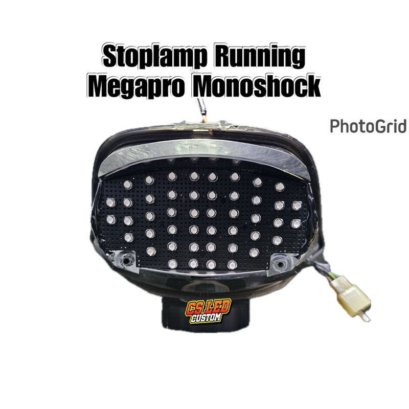 Jual Stoplamp Running Megapro Monoshock / MP Mono 11 mode wajib DC ...