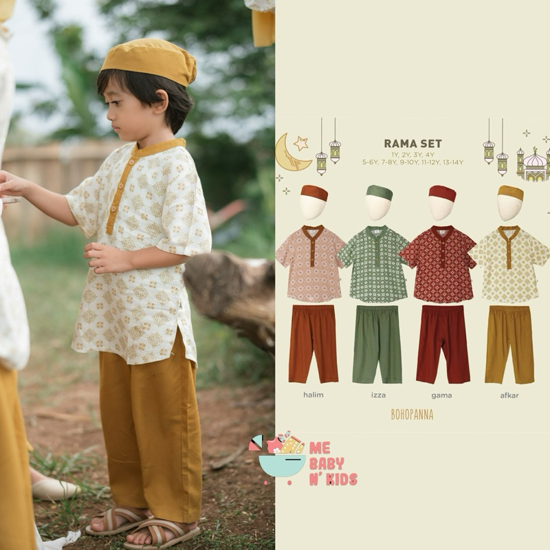 Jual Bohopanna Rama Set Baju Koko Anak Laki Raya Collection | Shopee Indonesia