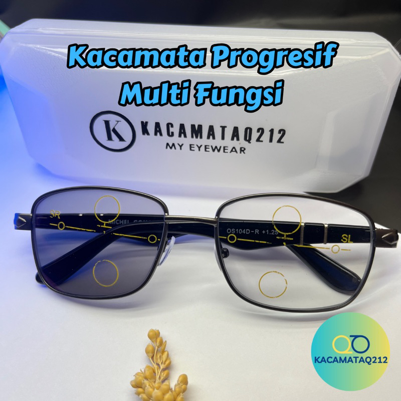 Jual Kacamata Progresif Multifungsi Jalan dan Baca Photocromic | Shopee ...