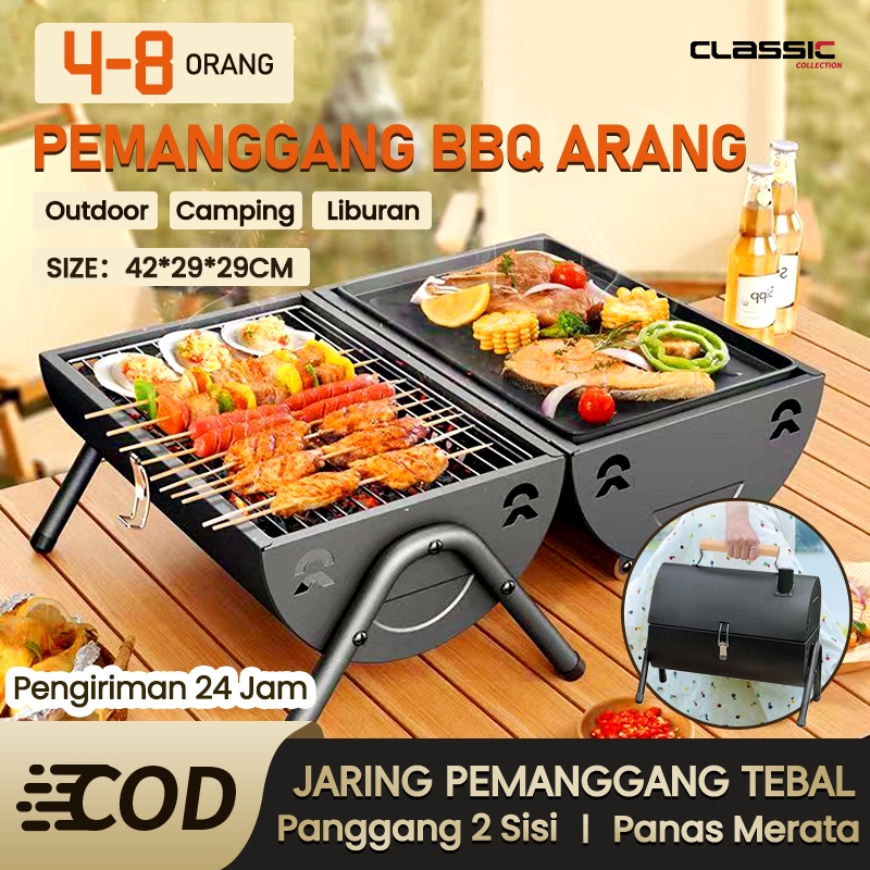 Jual Portable Camping Grill / Panggangan BBQ / Peralatan Berkemah ...