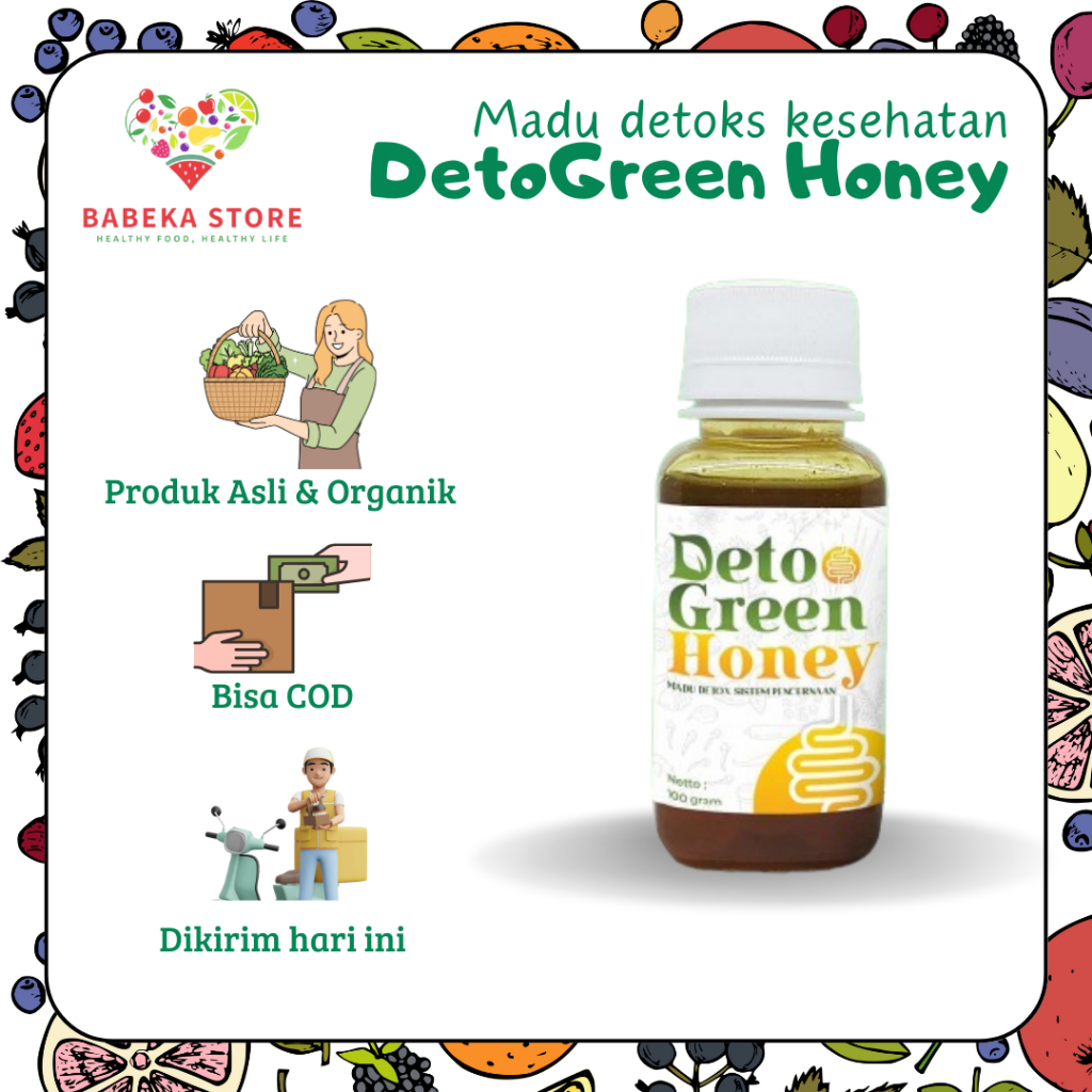 Jual MADU DETOGREEN / MADU DETOX / DETOGREEN HONEY ORIGINAL SUDAH BPOM ...