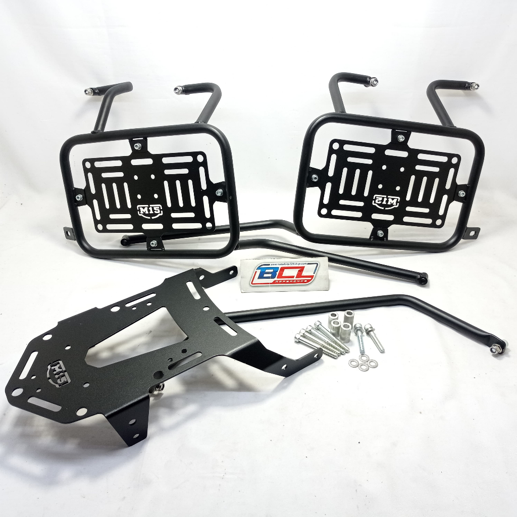 Jual Top Rack Dan Side Rack model Mundur M15 Set CRF 250 RALLY 2017 ...