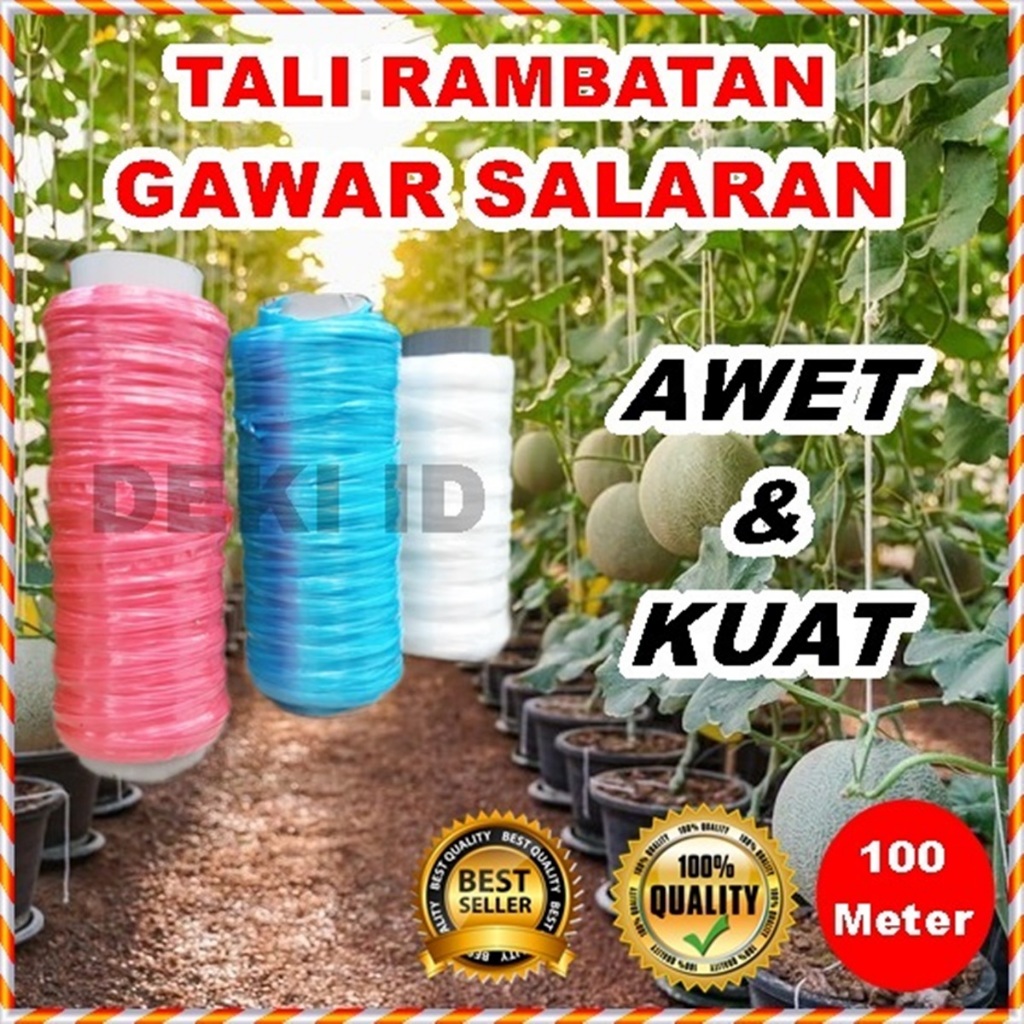 Jual Tali Rambatan Tanaman Pertanian Gawar Plastik Salaran Lanjaran ...