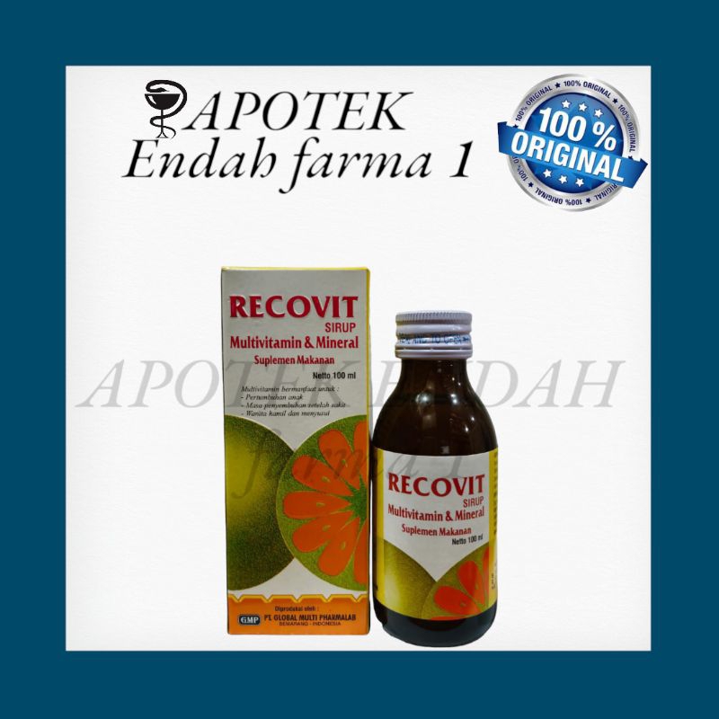 Jual RECOVIT SIRUP multivitamin untuk anak hingga dewasa | Shopee Indonesia