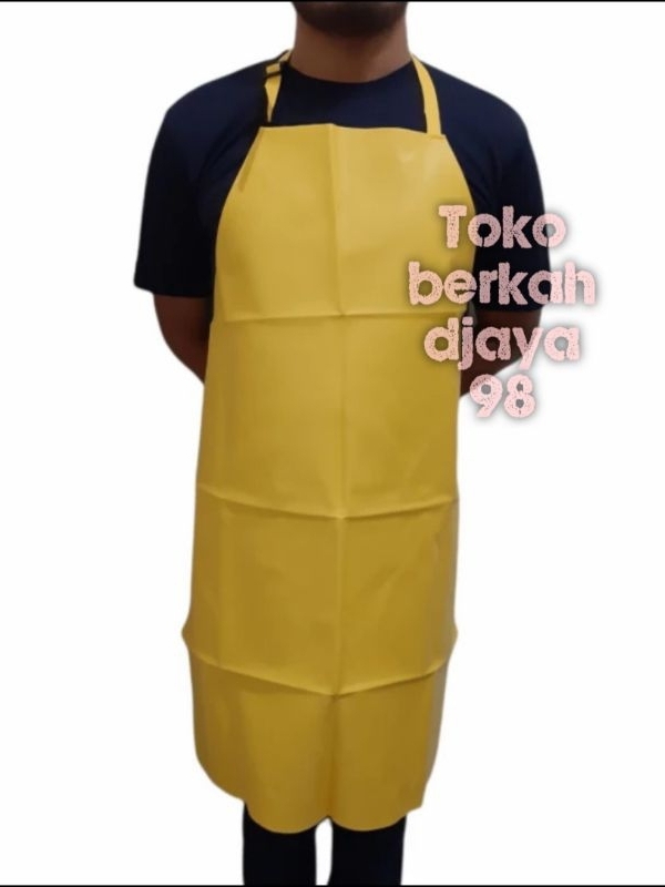 Jual APRON CELEMEK PVC WATERPROOF UKURAN 90CM | Shopee Indonesia
