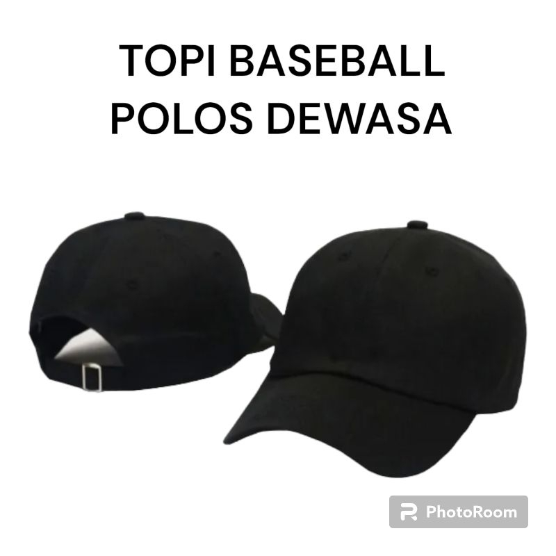 Jual Topi Baseball Polos Dewasa | Shopee Indonesia