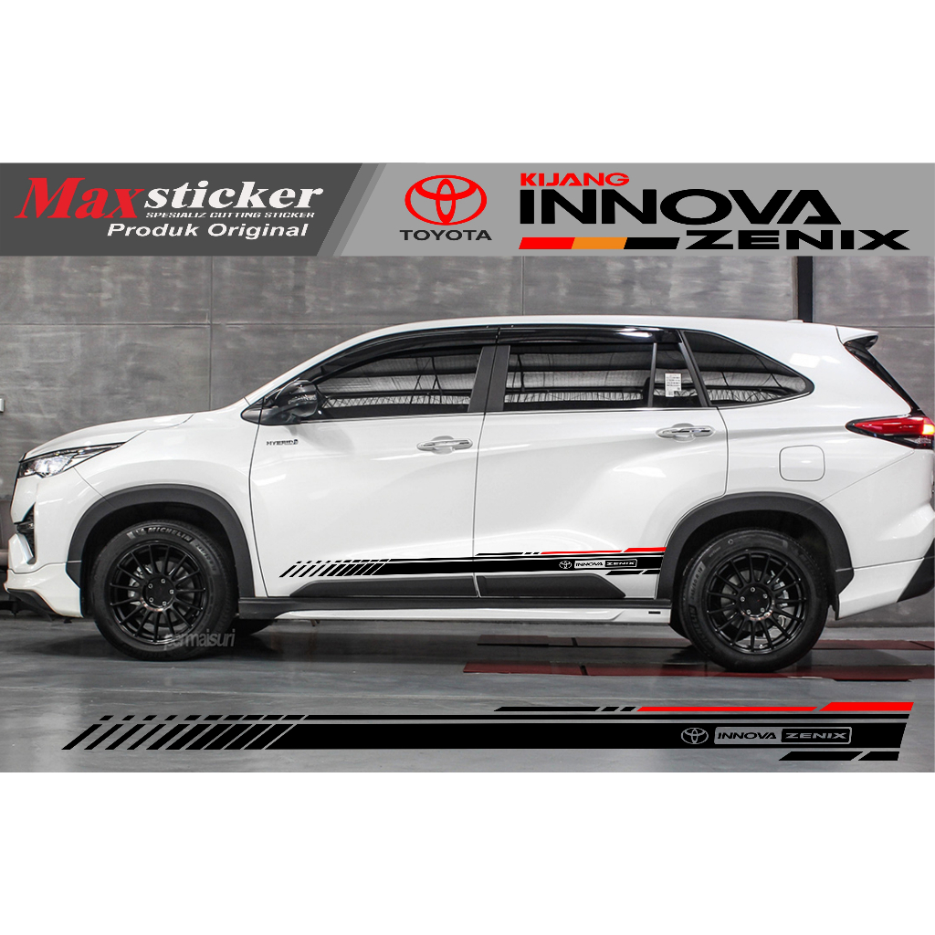 Jual STICKER TOYOTA INNOVA ZENIX TERBARU STICKER BODY SAMPING INNOVA ...