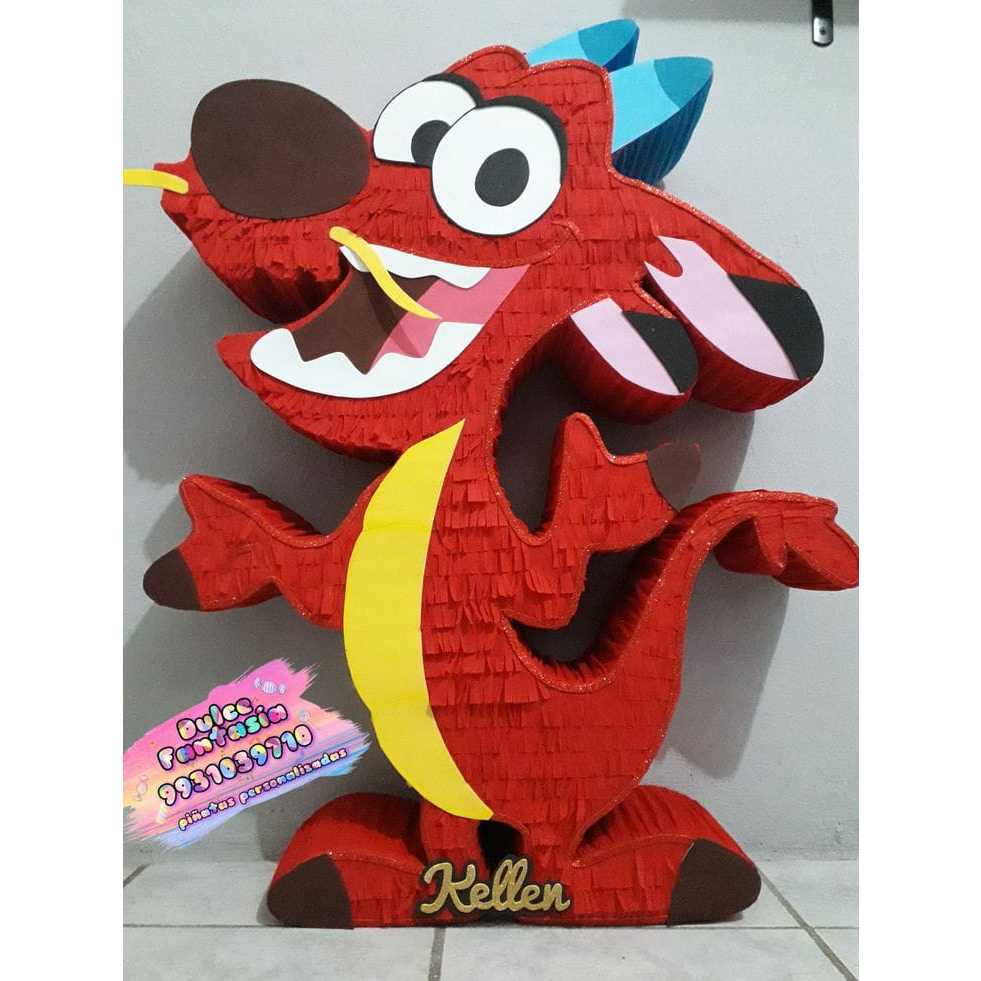 Jual Pinata Pukul/Pinata Tarik karakter ulang tahun motif mushu mulan ...