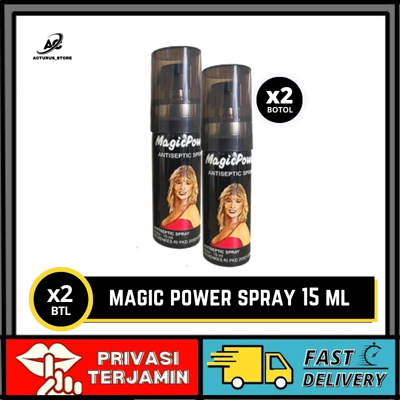 Jual Bundling Tisu Magic Power Spray 15 ml x 2 Botol Tissue Magic Sprey ...