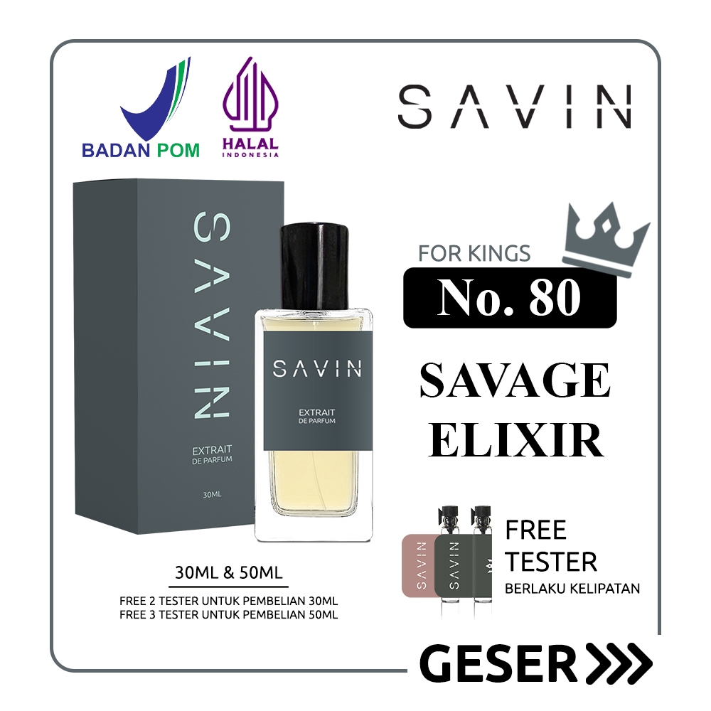 Jual SAVIN PARFUM No. 80 Savage Elixir | Shopee Indonesia