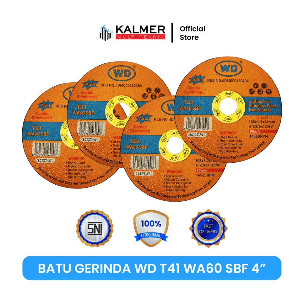 Jual Batu Gerinda Potong WD 4" / Cutting Wheel WDT41 4″ | Shopee Indonesia