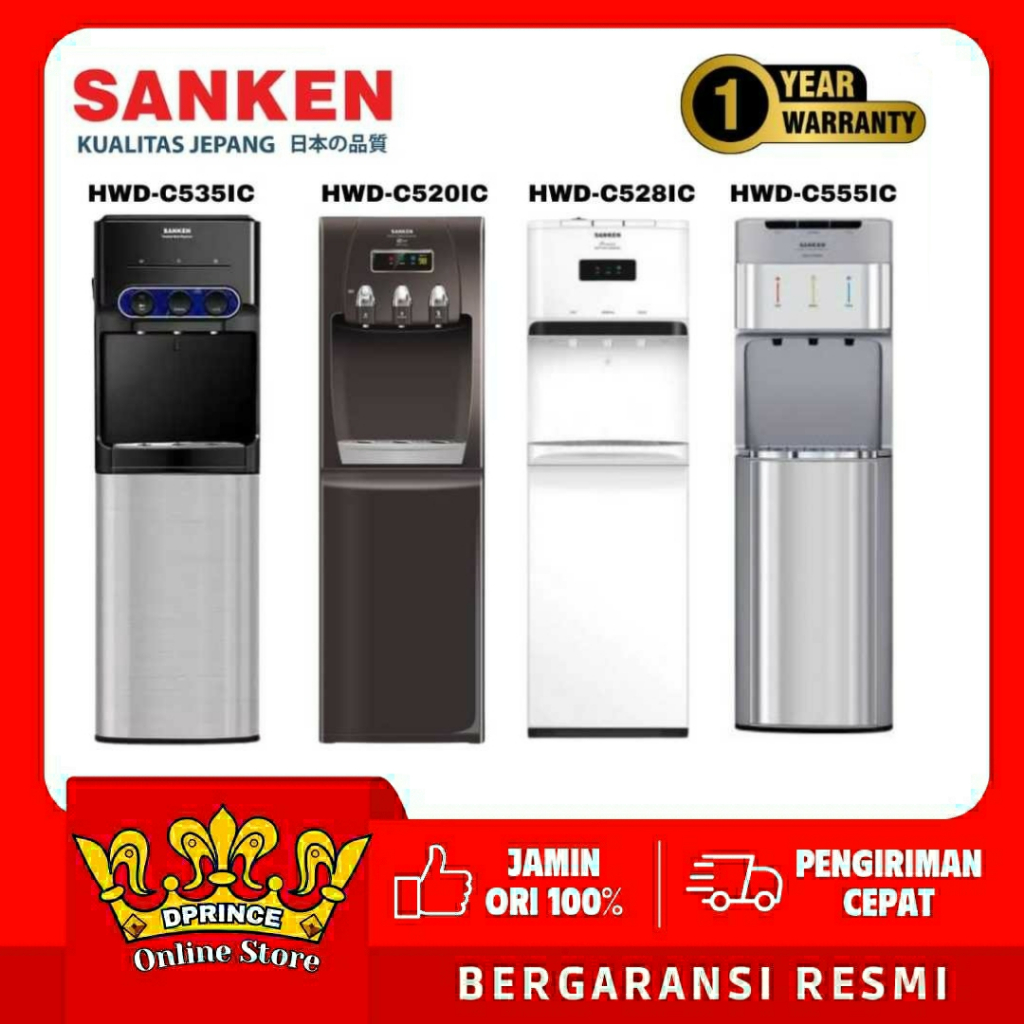 Jual SANKEN DISPENSER GALON BAWAH 535IC / 520IC/ 555IC / 528IC WATER ...