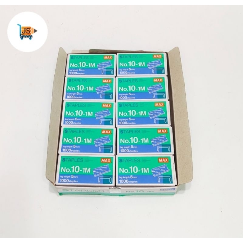 Jual Isi Staples Max No 10 / Isi Staples Kecil Max | Shopee Indonesia Jual Isi Staples Max No 10 / Isi Staples Kecil Max | Shopee Indonesia