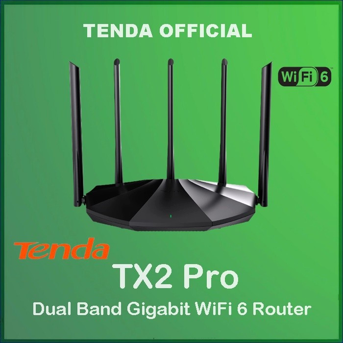 Jual Tenda TX2 Pro Dual-Band Gigabit Wi-Fi 6 Router TX2Pro TX2 Pro ...