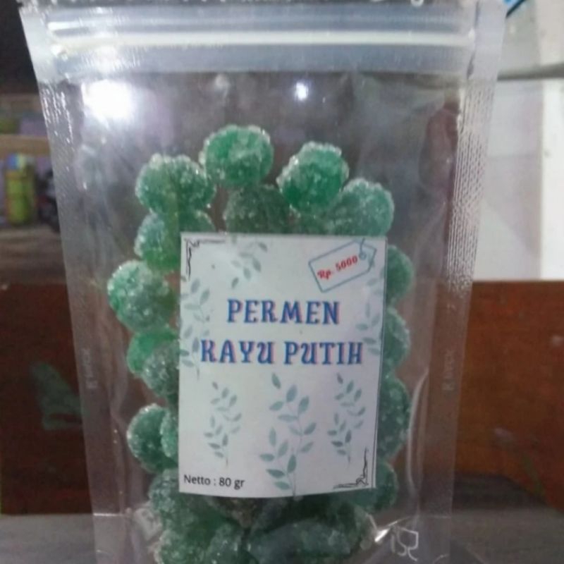 Jual Permen Minyak Kayu Putih 80 gram, Permen Jamu, Permen Hijau ...