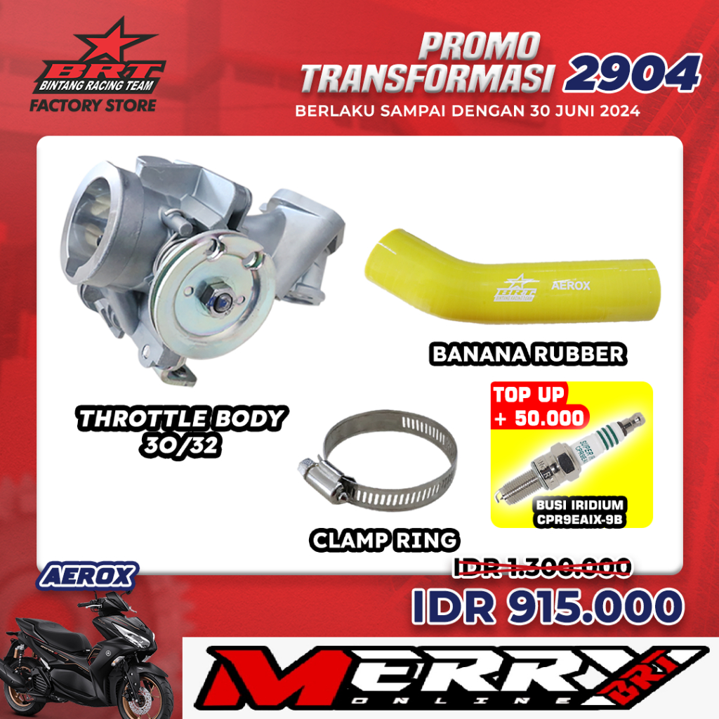 Jual Throttle Body Intake Manifold BRT TB All New Nmax 2020 Aerox Old ...