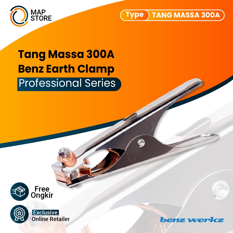 Jual Tang Masa 300A / Tang Massa Las 300A Benz / Earth Clamp 300A ...