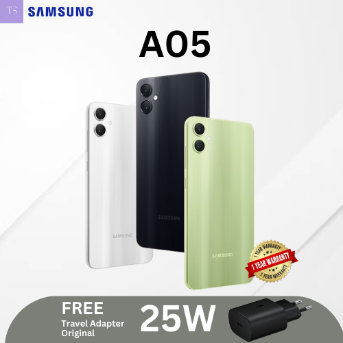 Jual Termurah Samsung Galaxy A05 Garansi Resmi - Free Travel Adapter ...