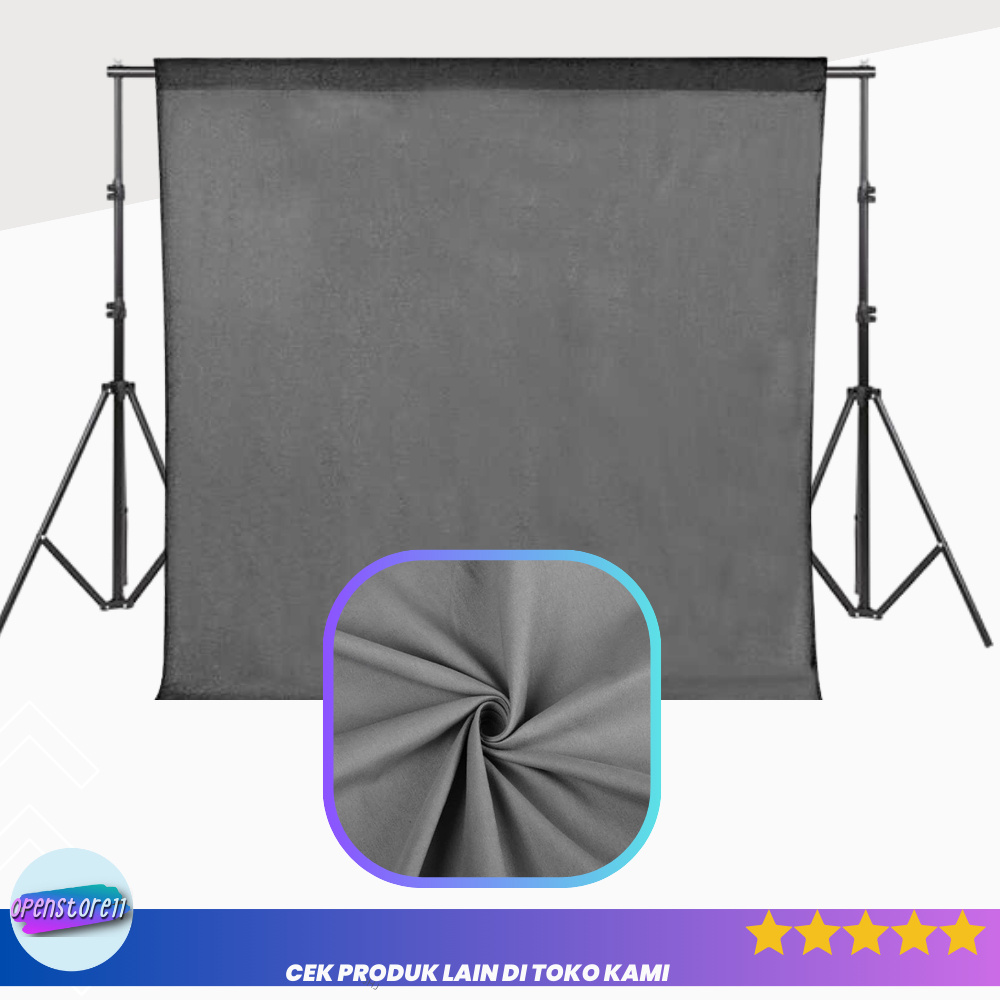 Jual Kain Backdrop Background Foto Cotton Dark Gray Abu Tua | Shopee ...