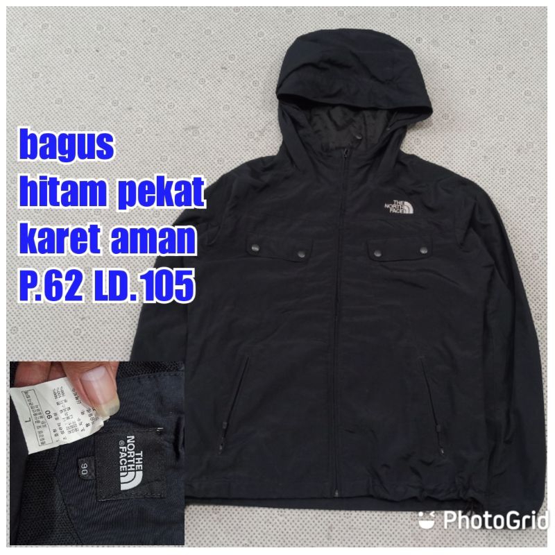 Jual jaket gunung outdoor tnf the North face hitam saku dada | Shopee ...