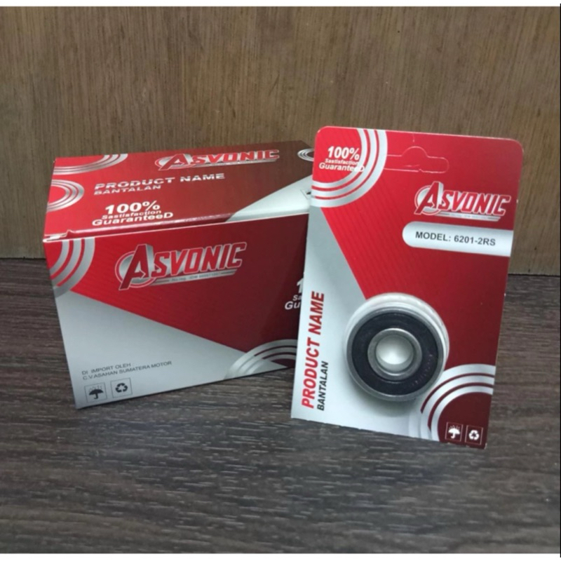 Jual Bearing lahar roda depan 6201 rs bantalan roda depan genz / scoyco ...