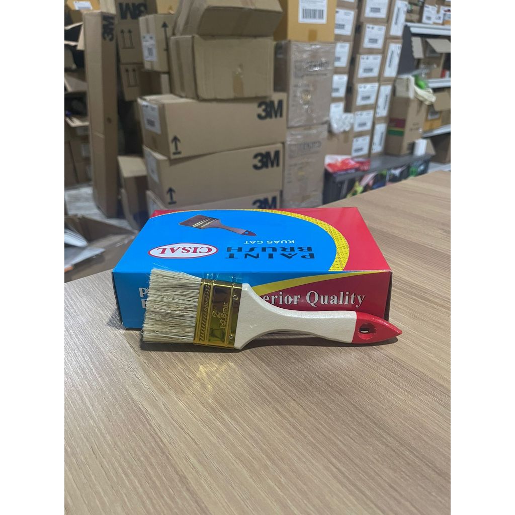 Jual Cisal Kuas cat 2 inch / kuas cat tembok / kuas cat tangan / kuas ...