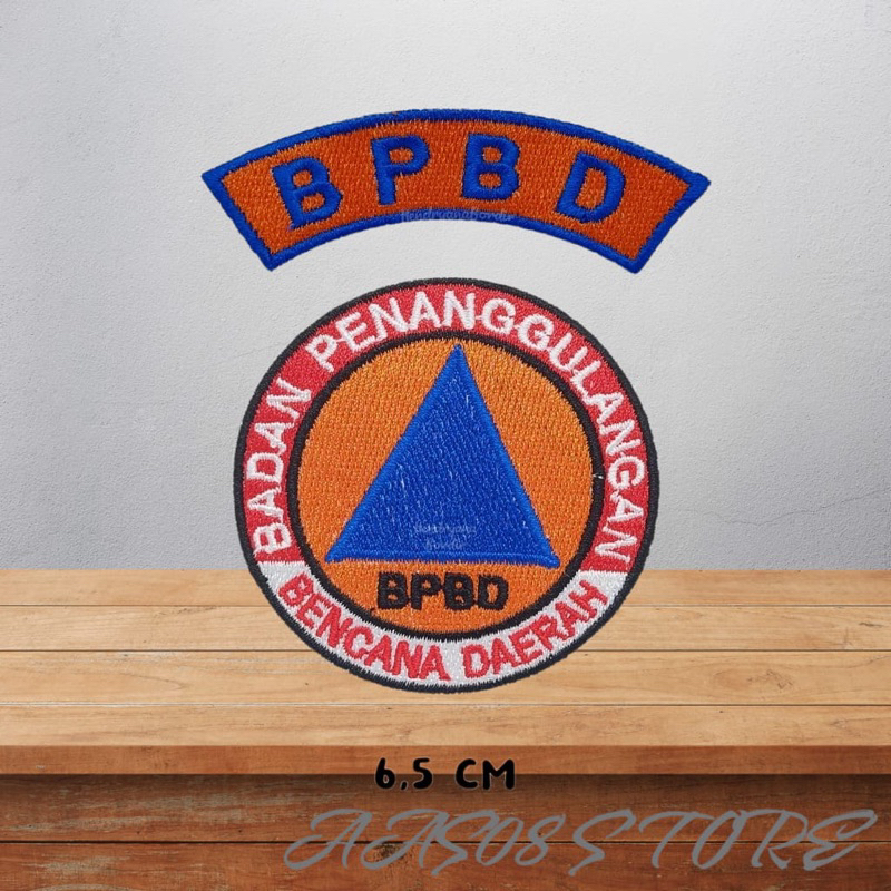 Jual LOGO EMBLEM PATCH ATRIBUT BEDGE BORDIR BPBD LOGO BORDIR BPBD ...