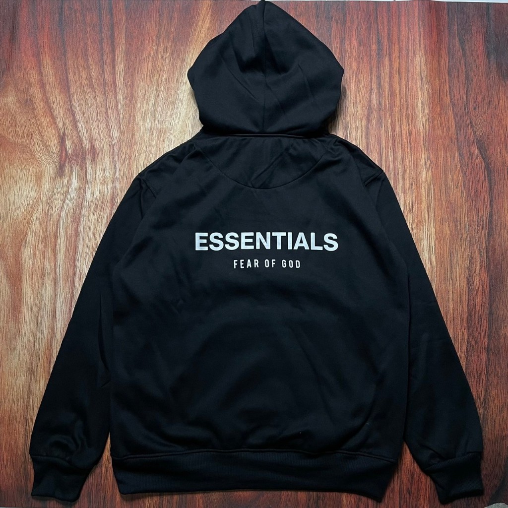 Jual HOODIE ESSENTIALS FEAR OF GOD HITAM & ABU-ABU MIRROR ORIGINAL ...