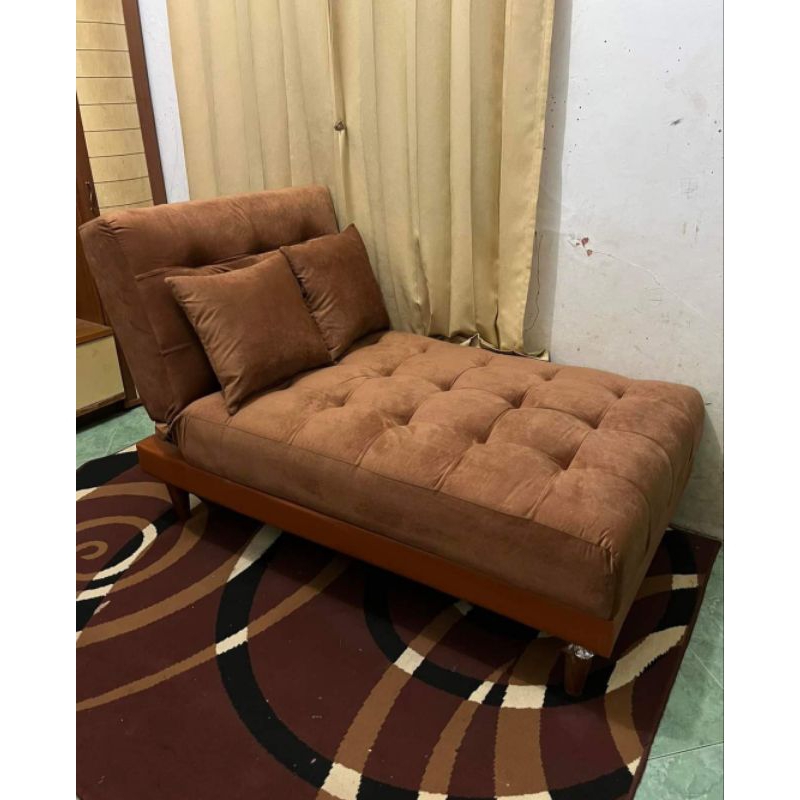 Jual sofa bed single/sofa santai/futon/sofa 1 seat | Shopee Indonesia