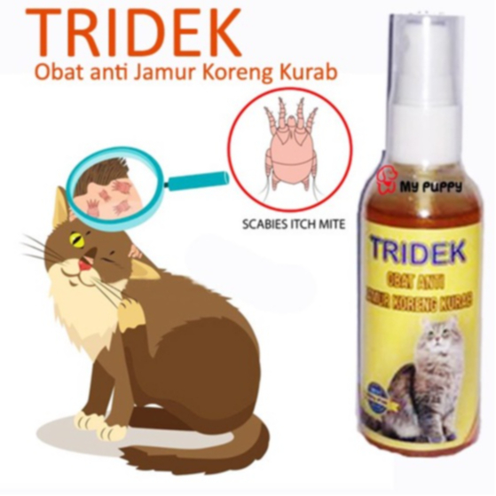 Jual Tridex Obat Anti Jamur Koreng Kurab Cat & Dog Spray 60ml | Shopee ...