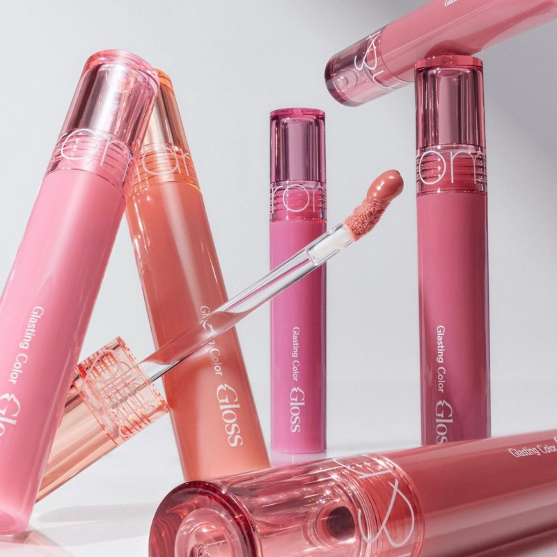 Jual ROMAND Glasting Color Lip Gloss / Moisturizing Mirror Lip Gloss ...
